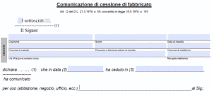 Cessione di Fabbricato: Residência na Itália Fraternidade Italiana
